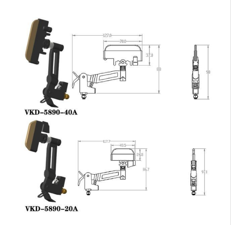 KEDO VKD-20A Electric Conductor Busbar Current Collector for Automation ...